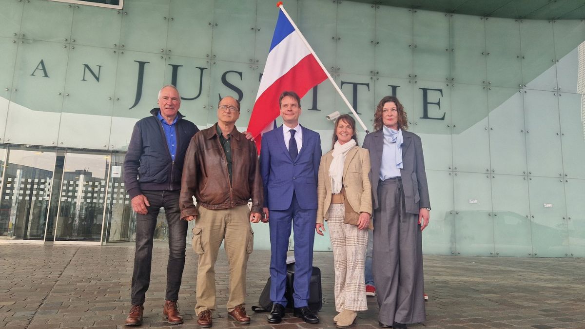 Peter Stassen spreekt na zitting bij gerechtshof Amsterdam van ...